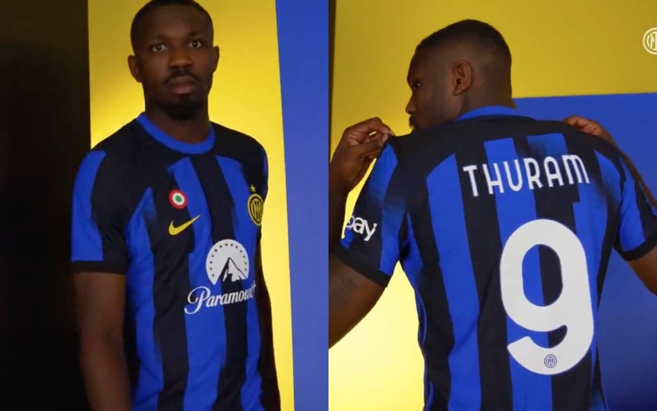 Inter, i giocatori che hanno indossato il numero 9 nella storia: Thuram ...