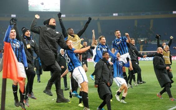 Shakhtar Atalanta, la festa dopo la qualificazione agli ottavi di ...