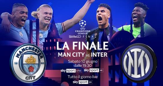 Inter Manchester City, la finale Champions è su Sky. Video | Sky Sport
