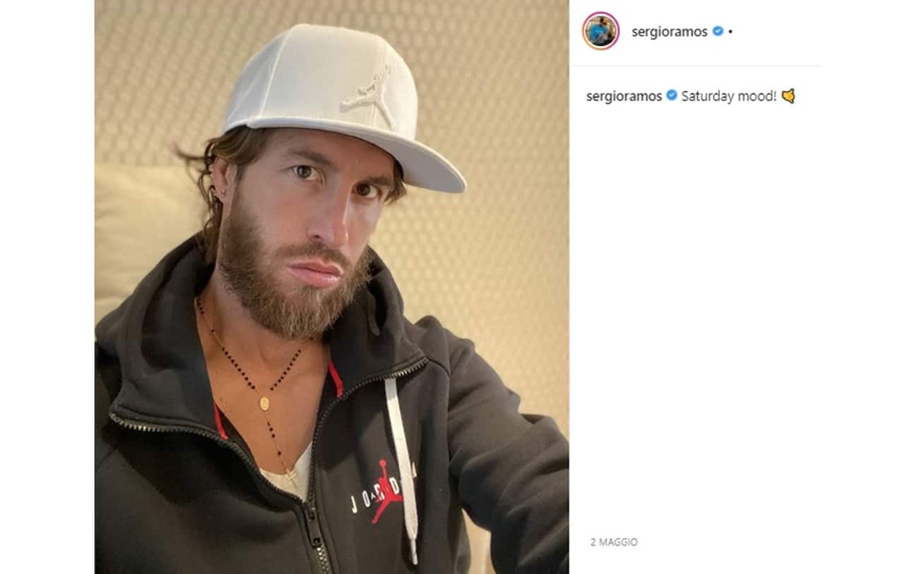 Sergio Ramos, capelli e barba lunga: foto su Instagram del difensore ...