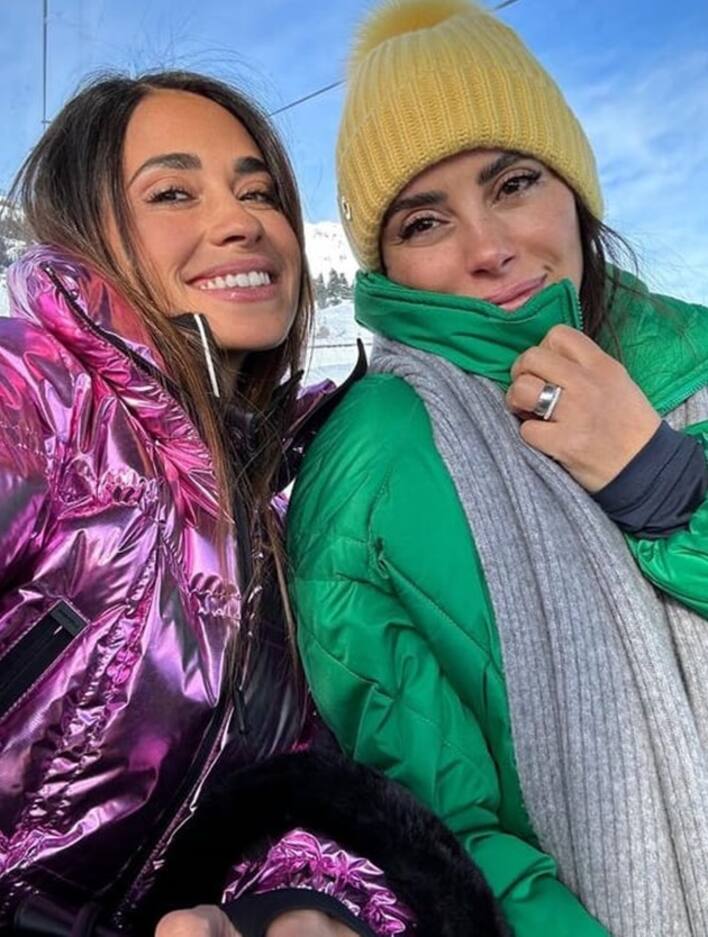 Messi, la moglie Antonela Roccuzzo e i figli in vacanza in Svizzera ...