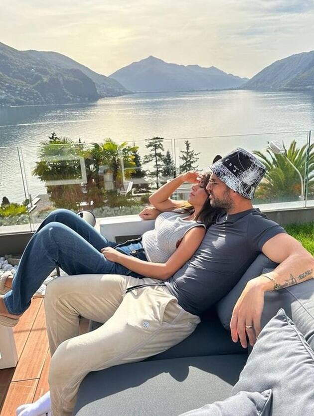 Messi, la moglie Antonela Roccuzzo e i figli in vacanza in Svizzera ...