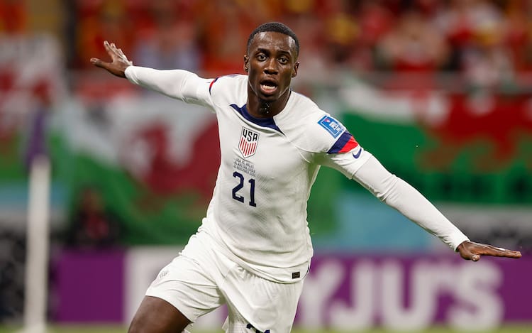 Timothy Weah, il figlio di George in gol con gli Usa ai Mondiali 2022 ...