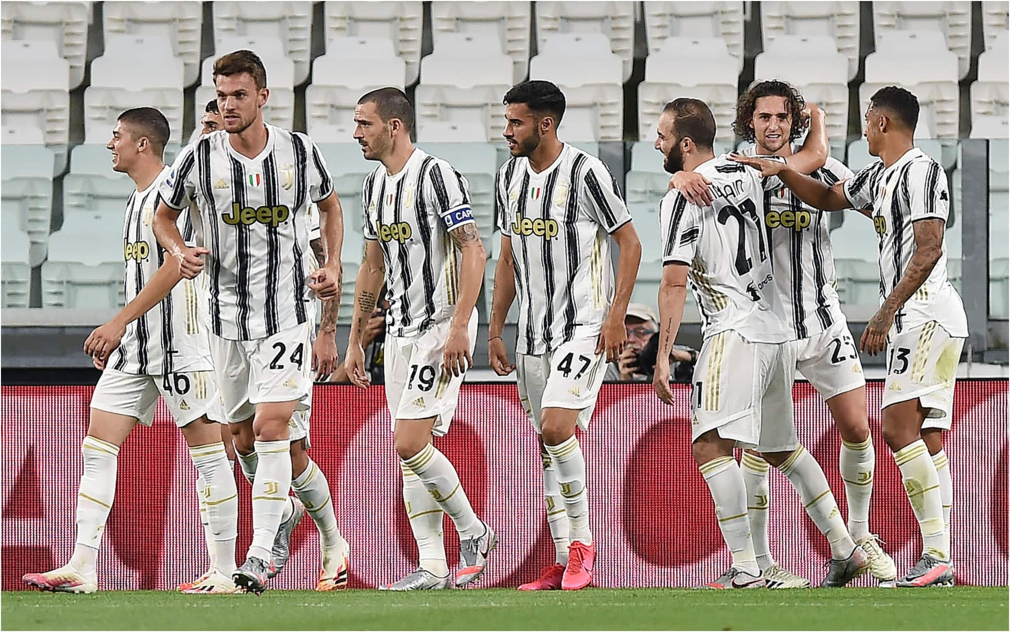 Juve In Campo Con La Maglia Per Il 2020 2021 Foto Sky Sport