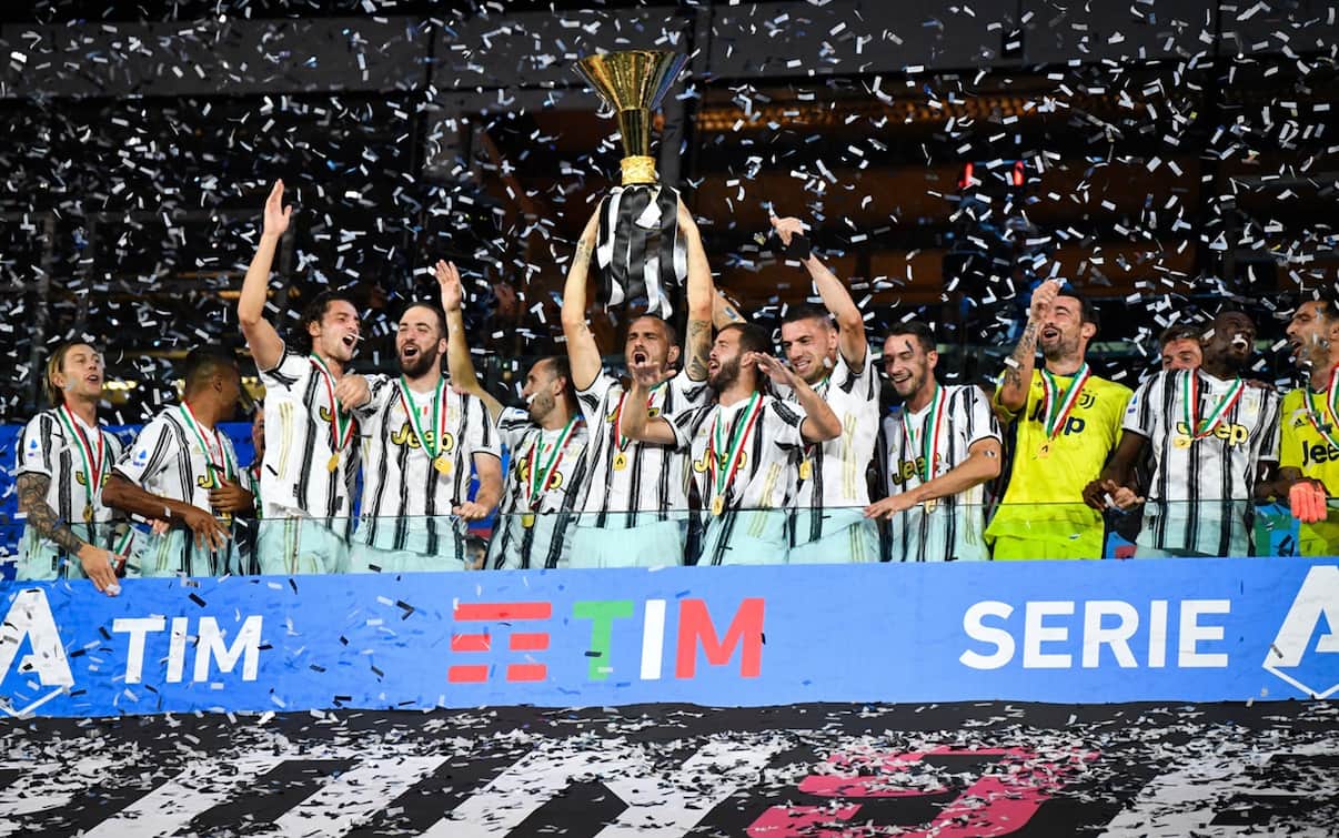 Juventus Premiazione E La Festa Per Lo Scudetto 2020 Allo Stadium