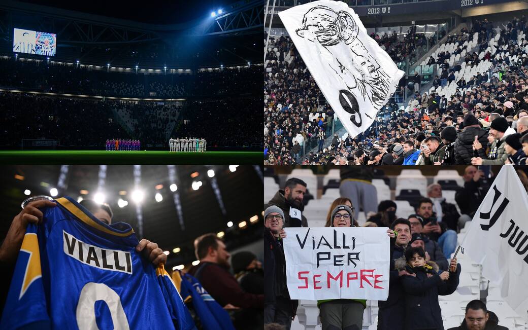 Vialli, il ricordo prima di Juve Udinese all'Allianz Stadium. FOTO ...
