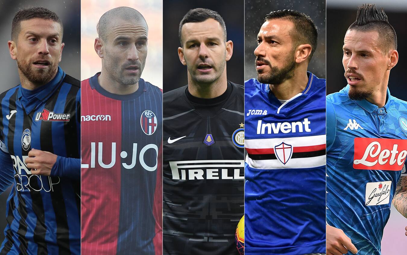 Presenze in Serie A, la classifica dei giocatori dal 2010 al 2019 | Sky ...