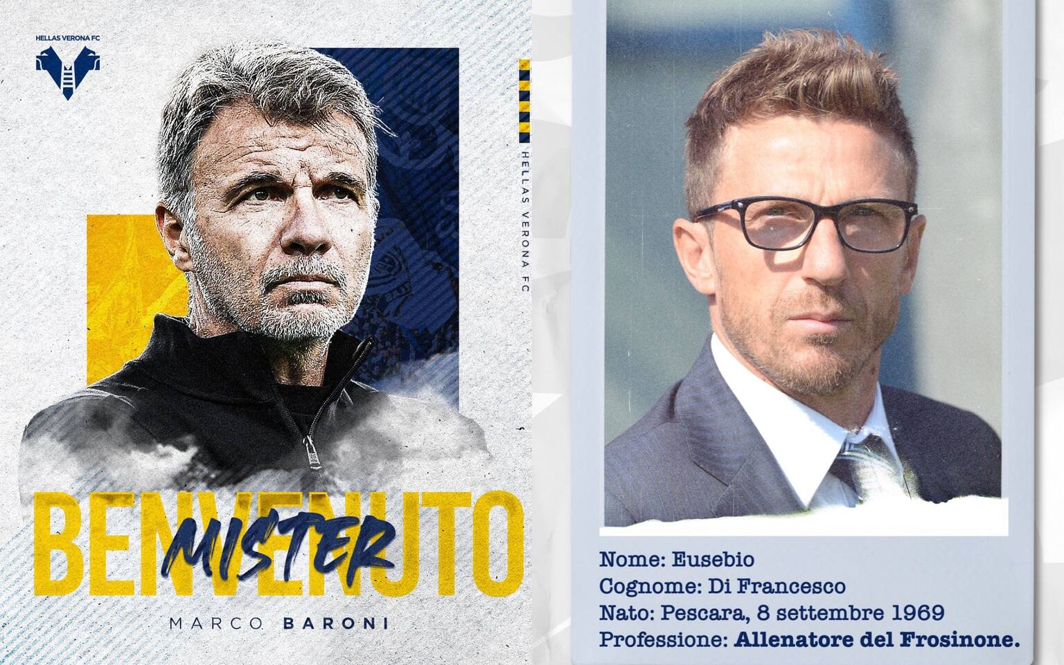 Il Verona ha scelto Baroni come nuovo allenatore, si lavora per l ...