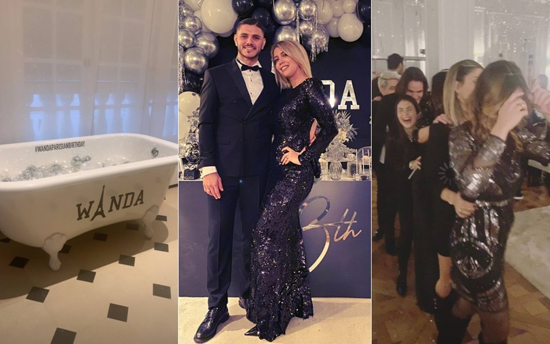 Compleanno Wanda Nara: festa a Parigi con Icardi, giocatori Psg, wags e ...