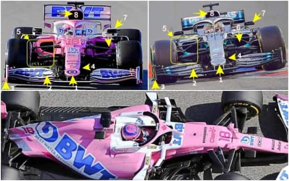 Formula 1, le analogie tra la Racing Point 2020 e la Mercedes 2019: l ...