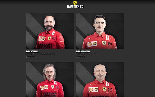 Formula 1, il nuovo organigramma della Ferrari. FOTO | Sky Sport