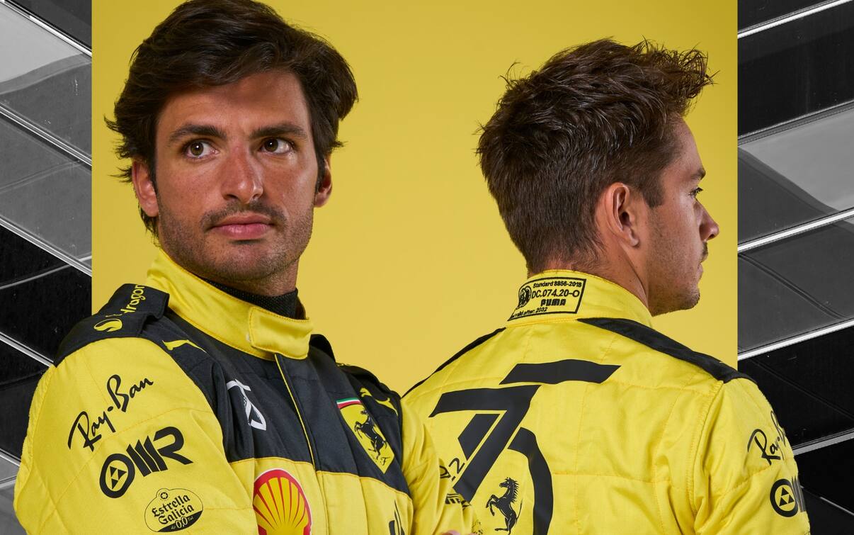 F1, Ferrari al Gp Monza con macchina e tuta piloti color giallo Modena. Foto e Video | Sky Sport