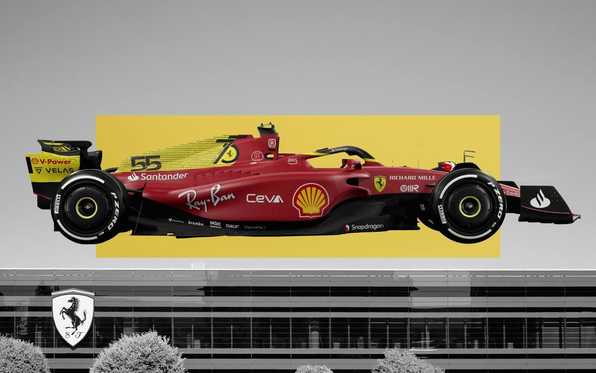 F1, Ferrari al Gp Monza con macchina e tuta piloti color giallo Modena. Foto e Video | Sky Sport