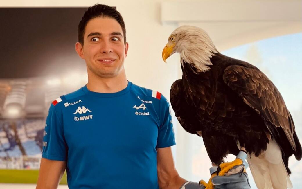 F1, Ocon a Formello con i laziali Immobile, Pedro e... l'aquila Olimpia ...