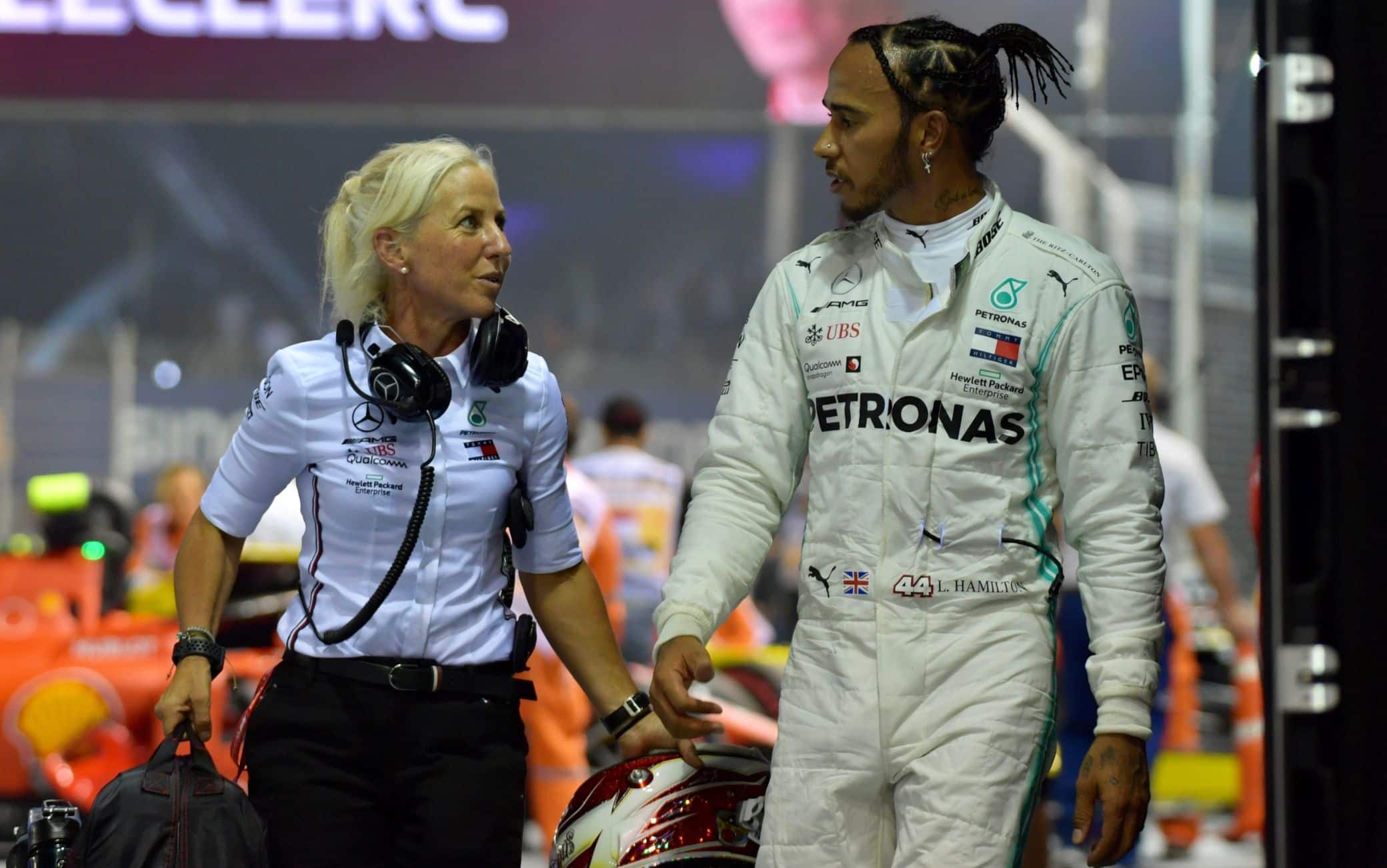 F1, sette anni con Hamilton: chi è Angela Cullen | Sky Sport
