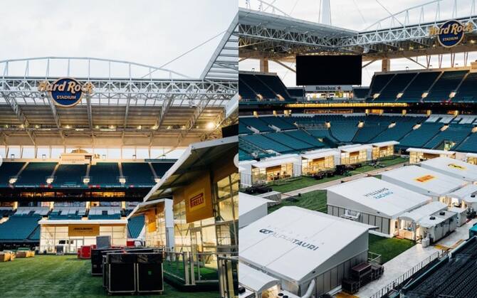 F1, a Miami nuovo paddock nell'Hard Rock Stadium. Foto | Sky Sport