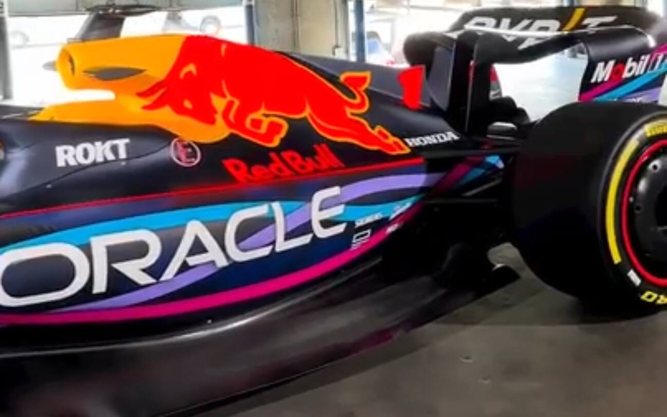 F1, Red Bull ha svelato la livrea speciale della RB19 al GP di Miami ...