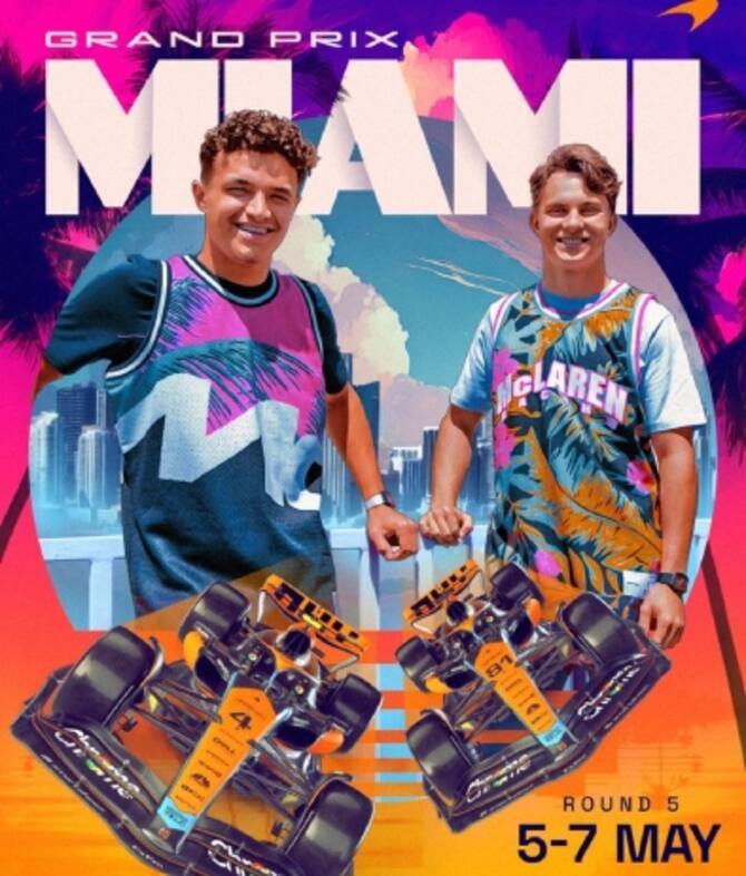 F1 a Miami, si scatena la fantasia: le locandine del GP postate dai ...