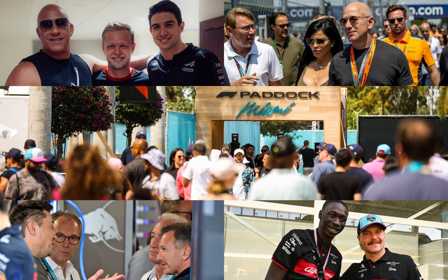 F1, da Vin Diesel a Elon Musk e Roger Federer: il GP di Miami è una ...