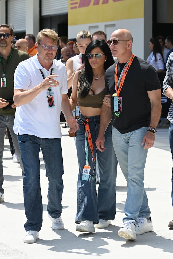 F1, Bezos e Musk in visita al GP di Miami. FOTO | Sky Sport