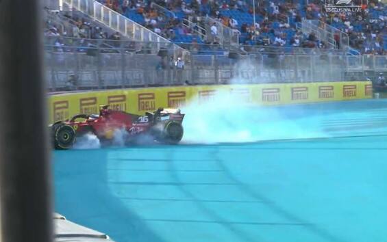 Formula 1, GP Miami 2023: Leclerc contro le barriere nelle Libere 2 ...