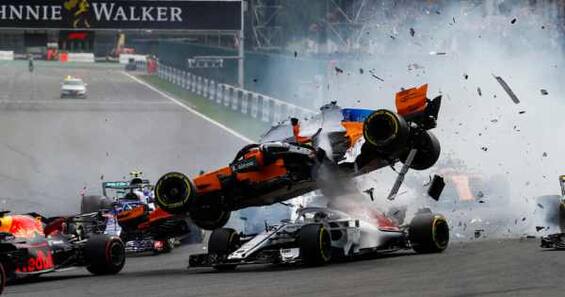 F1, le partenze da brivido al GP del Belgio: gli incidenti al via della ...