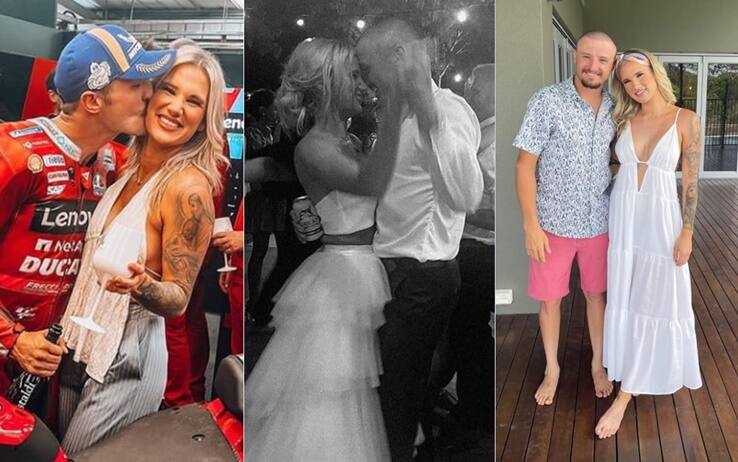 Jack Miller e Ruby Adriana Mau si sono sposati in Australia. Foto | Sky ...