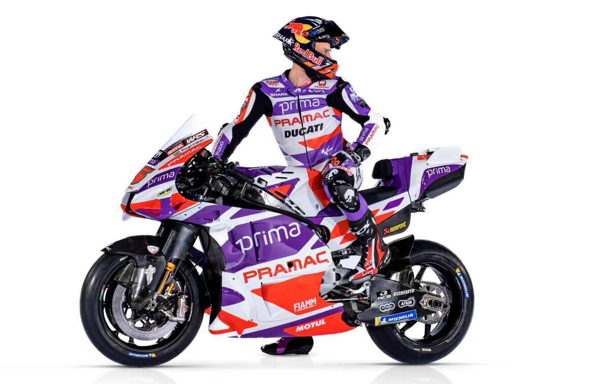 Ducati Pramac in MotoGP, la nuova livrea della moto di Zarco e Martin ...