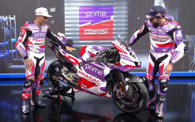 MotoGP, la Ducati Pramac ha svelato la livrea 2023 di Zarco e Martin ...