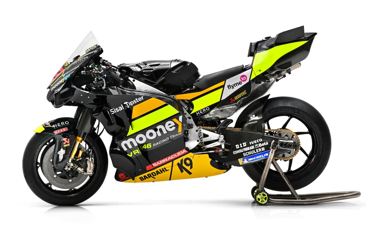Mooney VR46 in MotoGP, la nuova moto di Bezzecchi e Marini per il 2023 ...