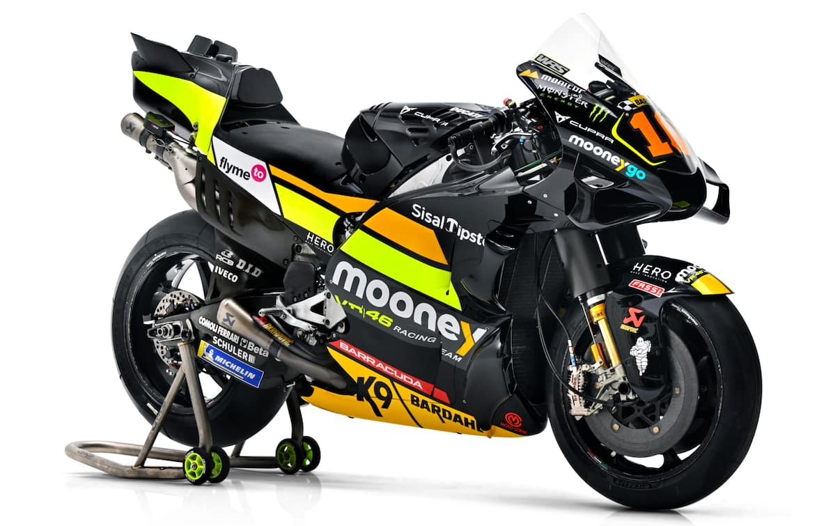 Mooney VR46 in MotoGP, la nuova moto di Bezzecchi e Marini per il 2023. FOTO | Sky Sport