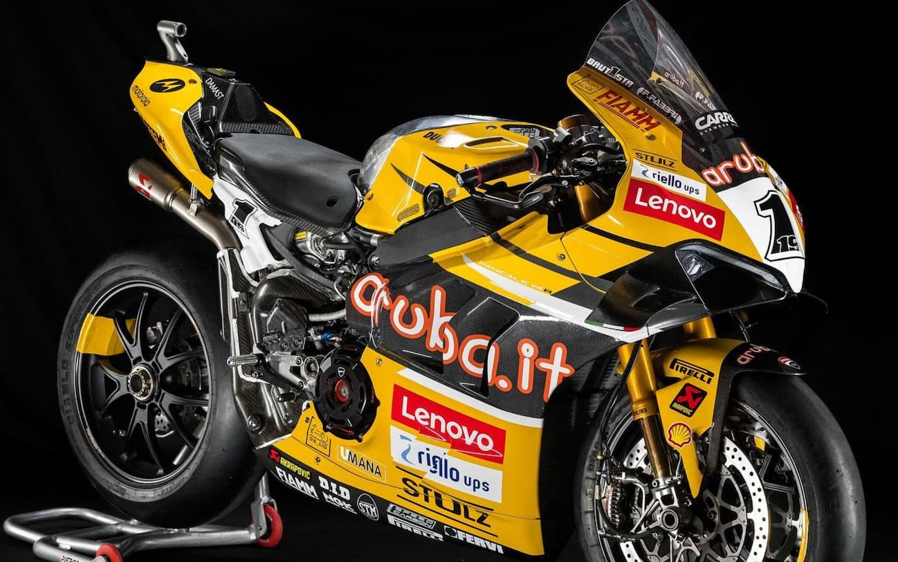 Superbike, Ducati con livrea gialla a Misano. FOTO | Sky Sport