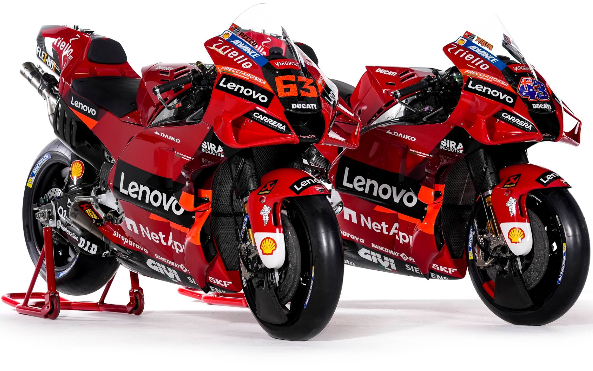 Ducati, la nuova moto di Bagnaia e Miller per il Mondiale MotoGP 2022 ...