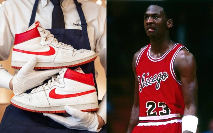 Michael Jordan, scarpe vendute all'asta per 1,5 milioni di dollari ...