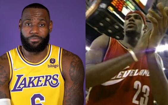 NBA, LeBron James ricorda il pimo canestro della sua carriera. VIDEO ...