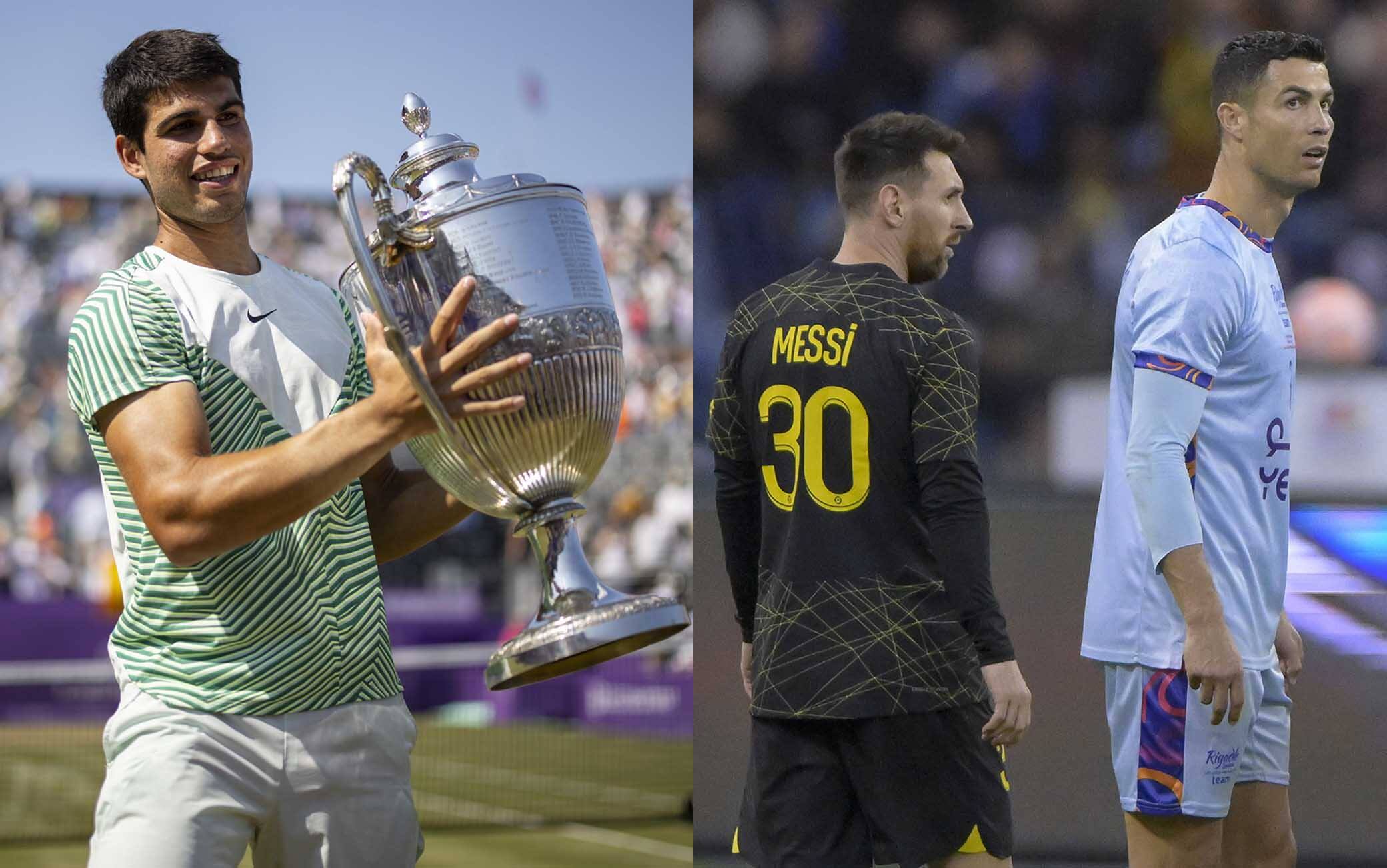 Alcaraz, la top 11 dei suoi migliori giocatori: Messi e i due Ronaldo ...