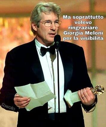 Per Meloni Richard Gere cerca visibilità con processo Open Arms ...