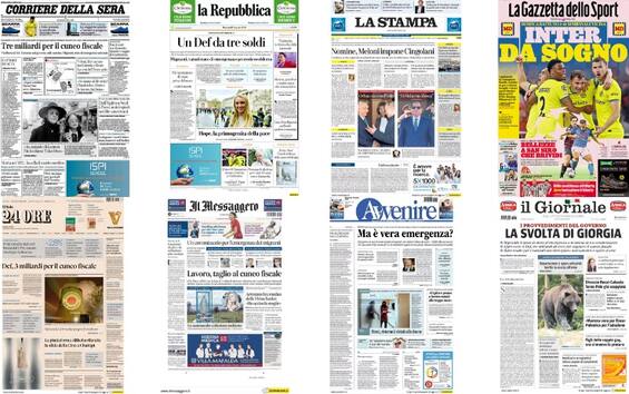 Le prime pagine dei quotidiani di oggi 12 aprile: la rassegna stampa di Sky TG24| Sky TG24