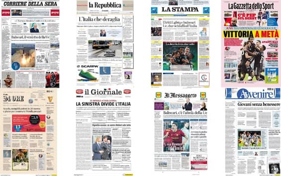 Le prime pagine dei quotidiani di oggi 21 aprile: la rassegna stampa di ...