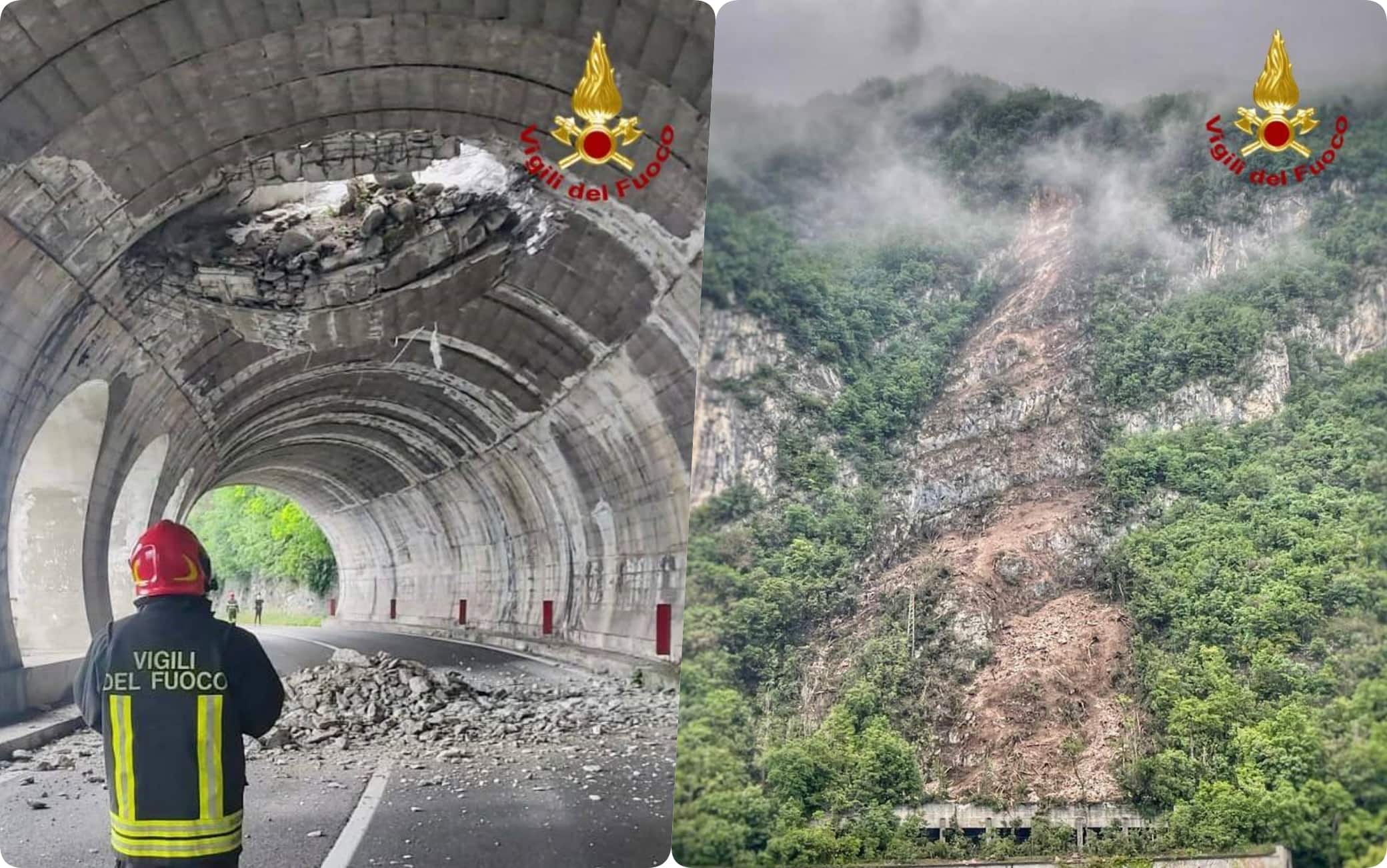 Frana a Lecco oggi, crolla volta in galleria sulla Sp72: le ultime ...