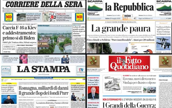 Le prime pagine dei quotidiani di oggi 20 maggio: la rassegna stampa di ...