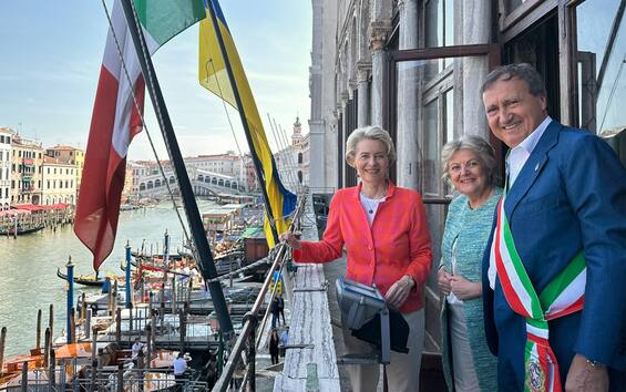 Ursula Von der Leyen a Venezia: “Sei miliardi contro il dissesto idrogeologico” | Sky TG24