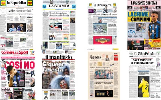 Le prime pagine dei quotidiani di oggi 11 giugno: la rassegna stampa di ...