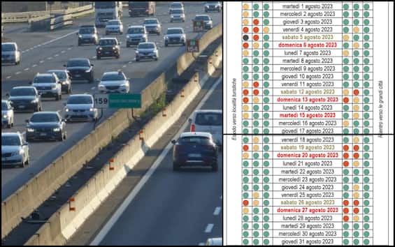 Previsioni traffico autostrade, i weekend da bollino rosso ad agosto ...