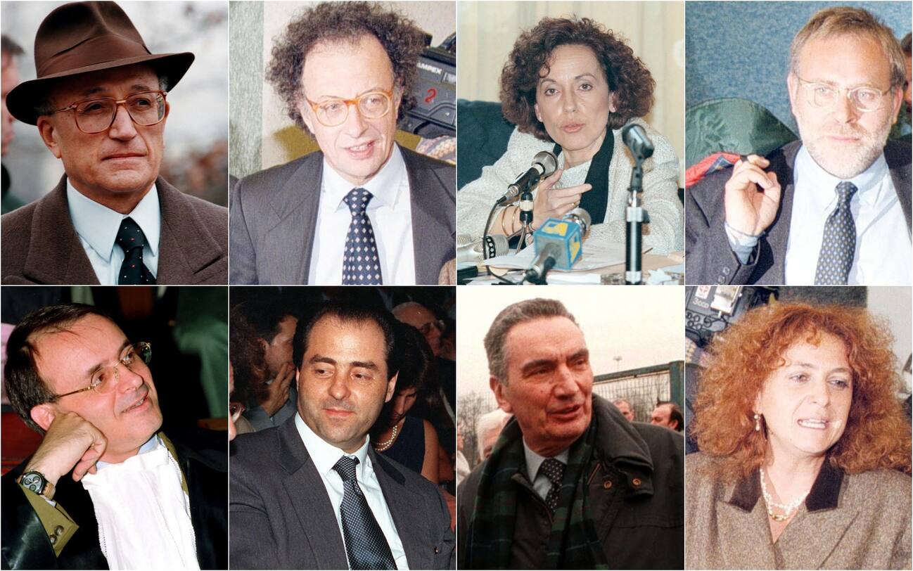 Il pool di Mani Pulite, da Gherardo Colombo ad Antonio Di Pietro: com ...