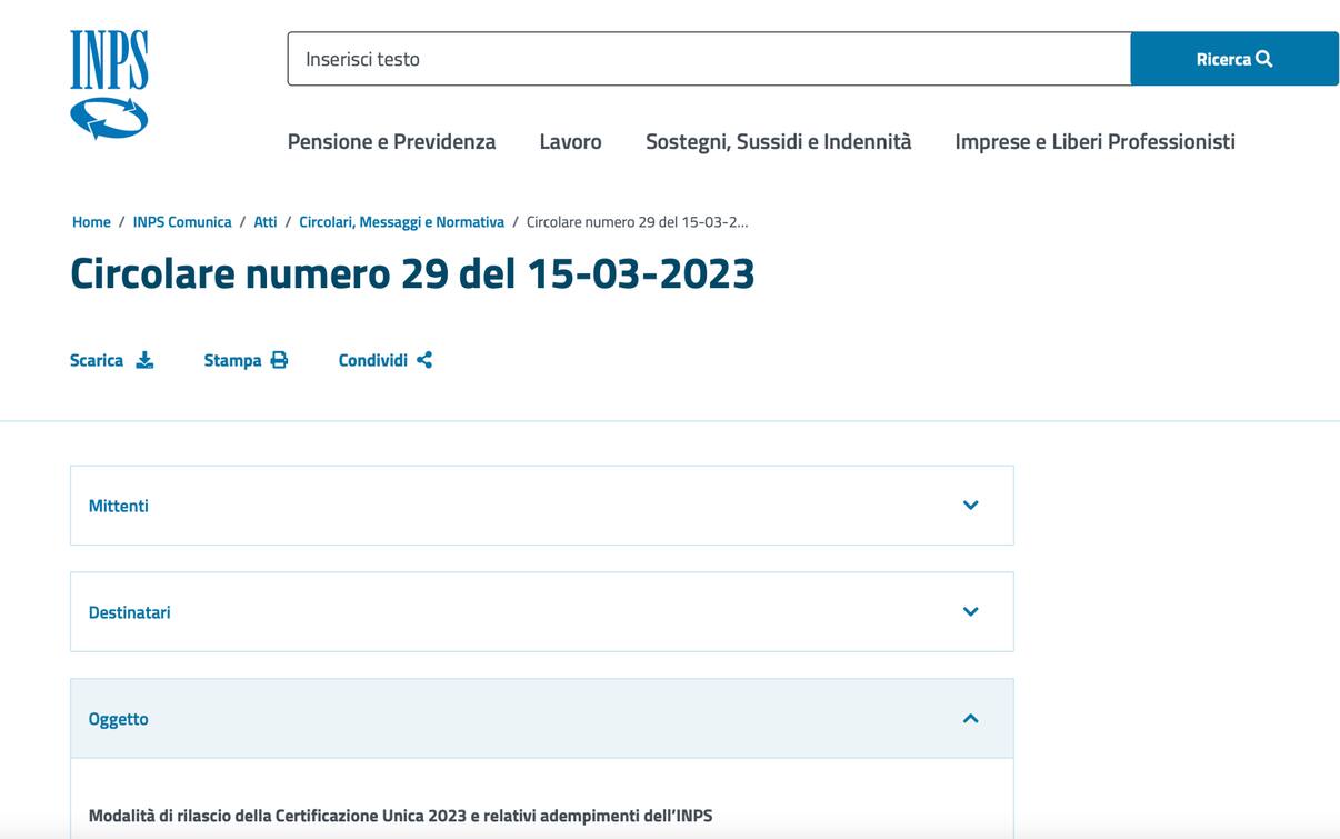 Cu 2023 Inps disponibile, cos'è la Certificazione Unica e come ...