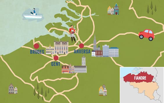 Fiandre on the road, art tour alla scoperta di Anversa, Gent e Bruges ...