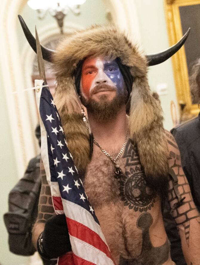 Jake Angeli, who is "the shaman" condemned for the assault on the US ...