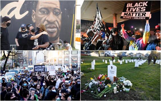 Usa, condannato per omicidio ex agente che provocò morte di Floyd ...