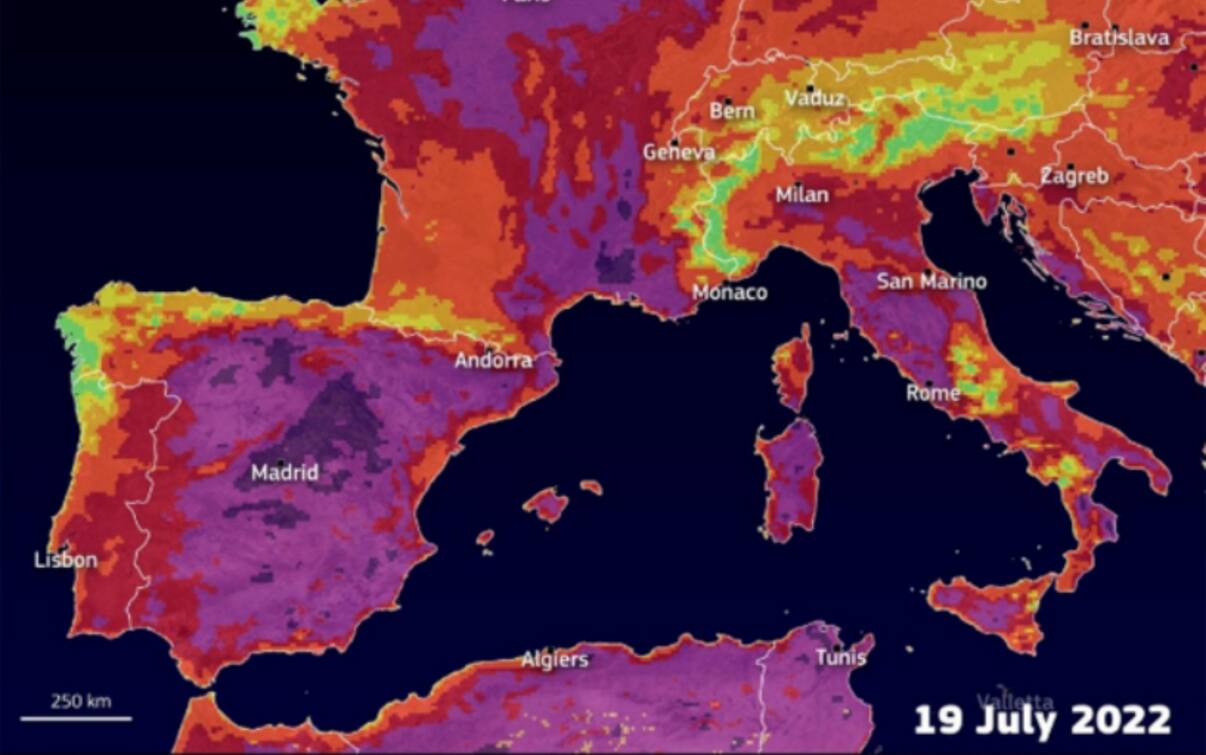 Incendi in Europa: bruciano Francia, Spagna e Italia. La mappa delle ...